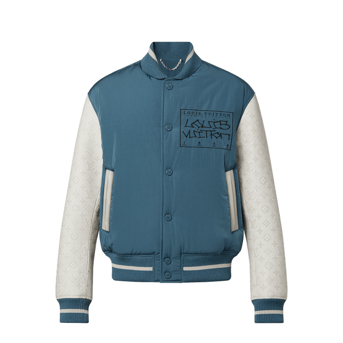 Louis Vuitton VARSITY LEATHER JACKET | Grailed