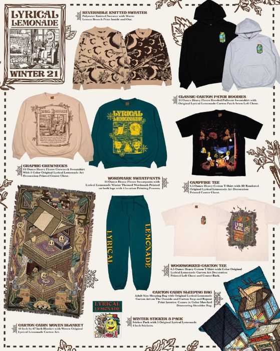 Lyrical Lemonade Lyrical Lemonade Winter Sticker Pack (2021) | Grailed