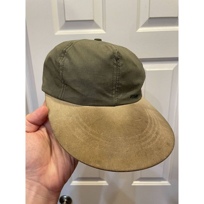 Filson Vintage CC Filson Co Genuine Waxed Canvas Hat USA Long Bill ...