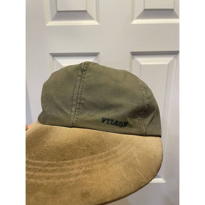 Filson Vintage CC Filson Co Genuine Waxed Canvas Hat USA Long Bill ...