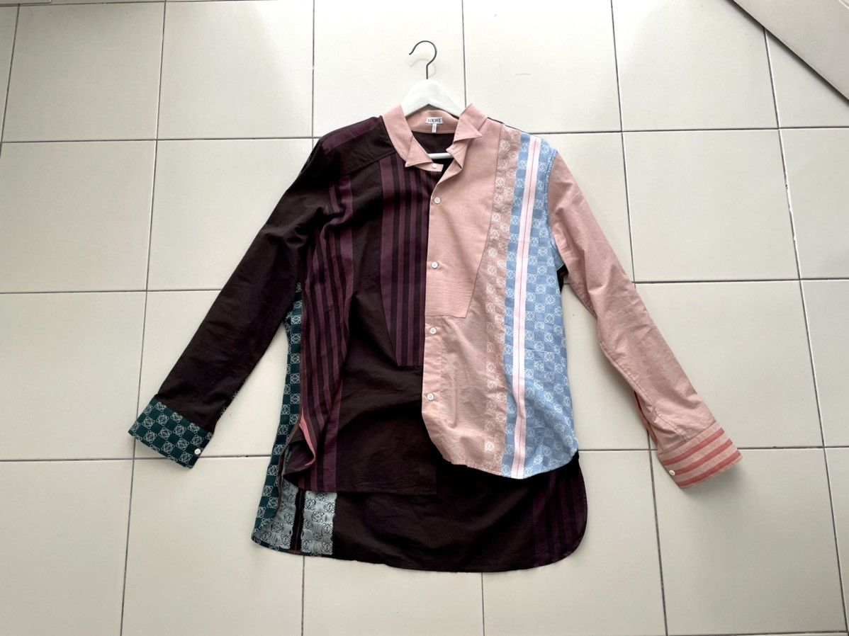 Loewe Loewe asymmetric monogram shirt | Grailed