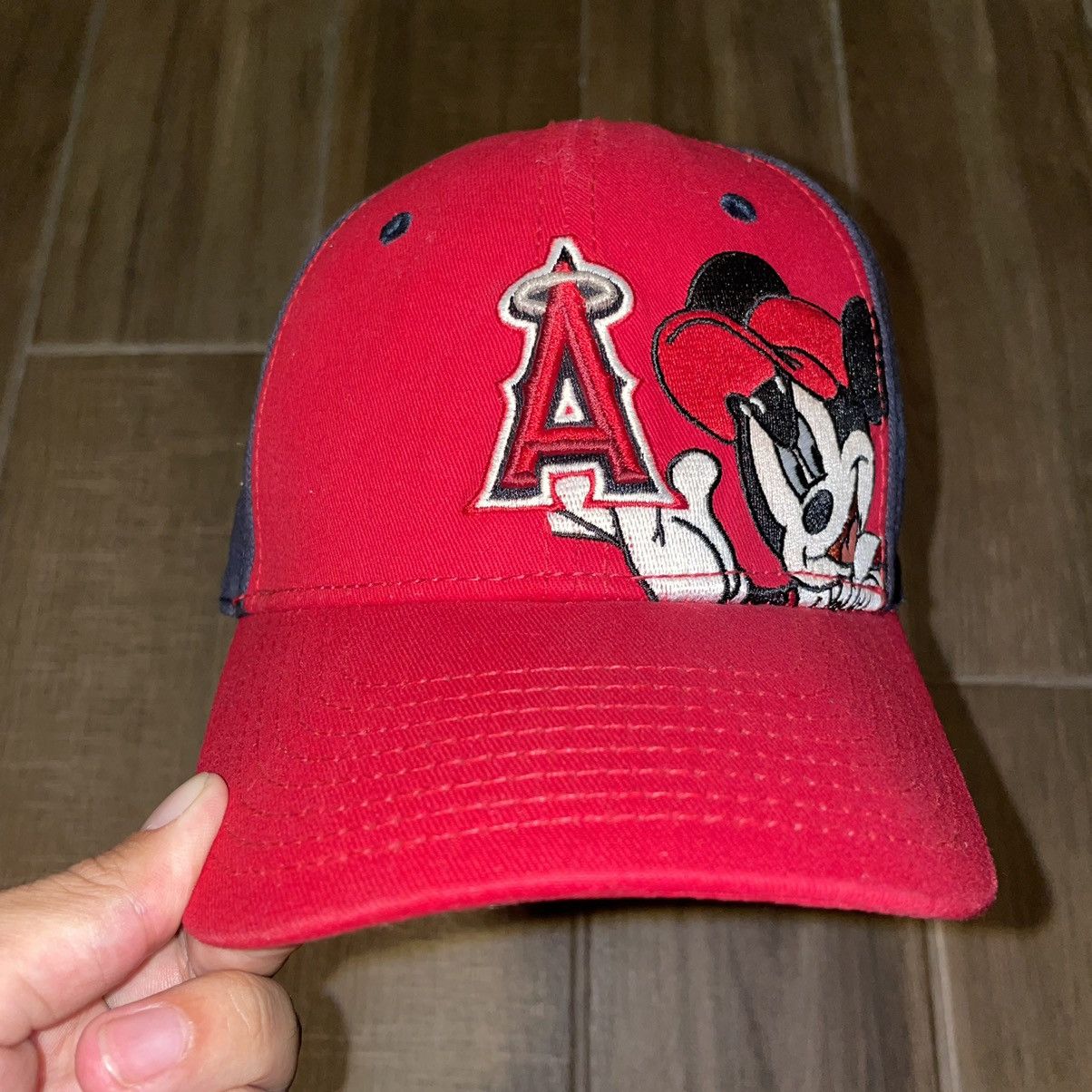 Vintage Disney Mickey Mouse Los Angeles Angels New Era baseball hat ...