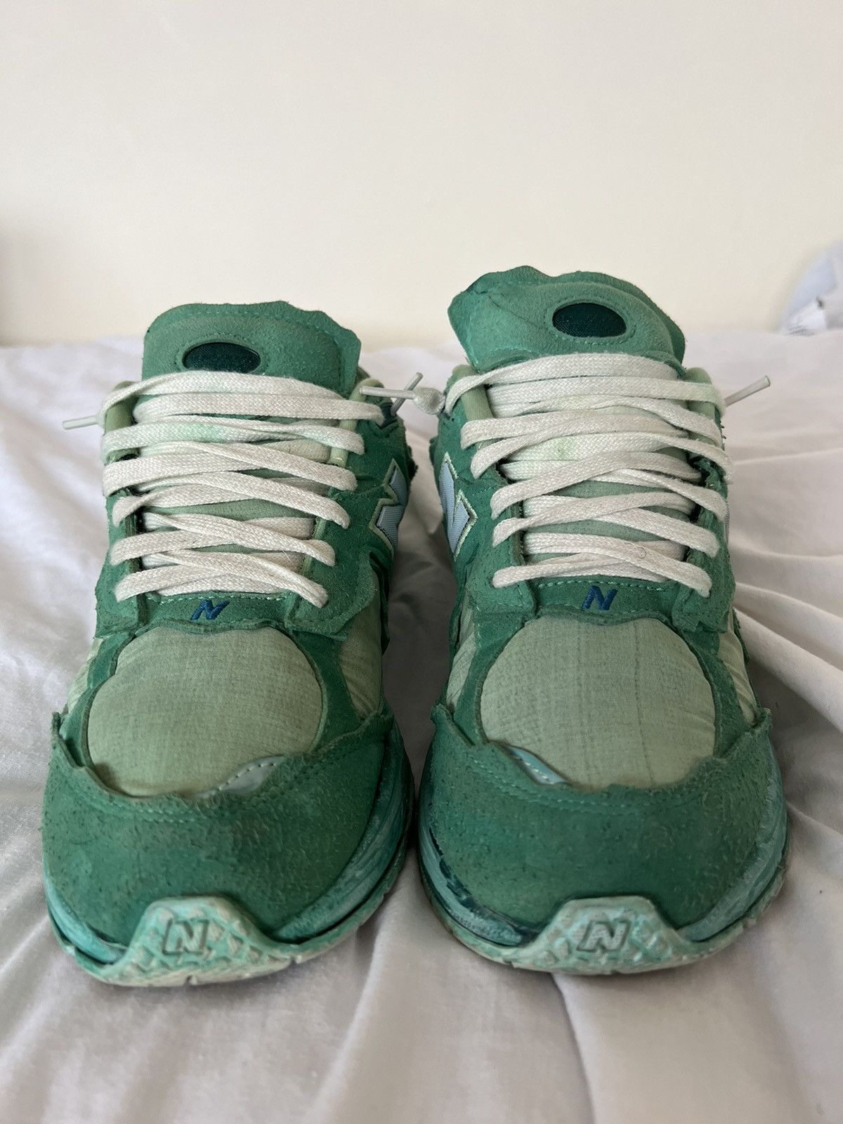 New Balance × Vintage Custom Dyed X New balance 2002r protector. | Grailed