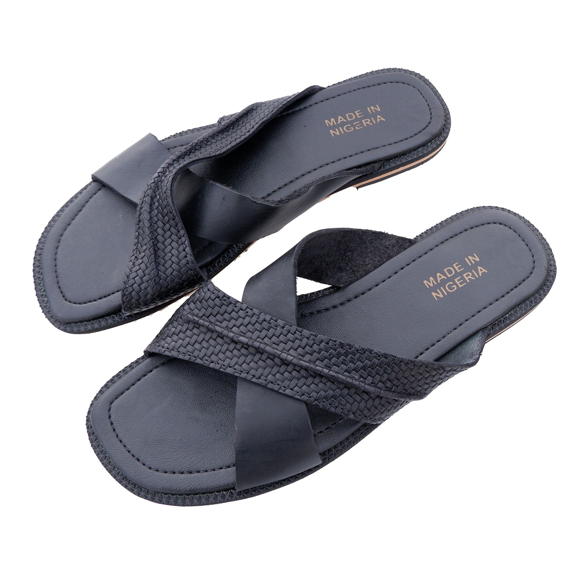 Other Men's African Nigerian Leather Sandals 10 M - Origin Nigeria ...