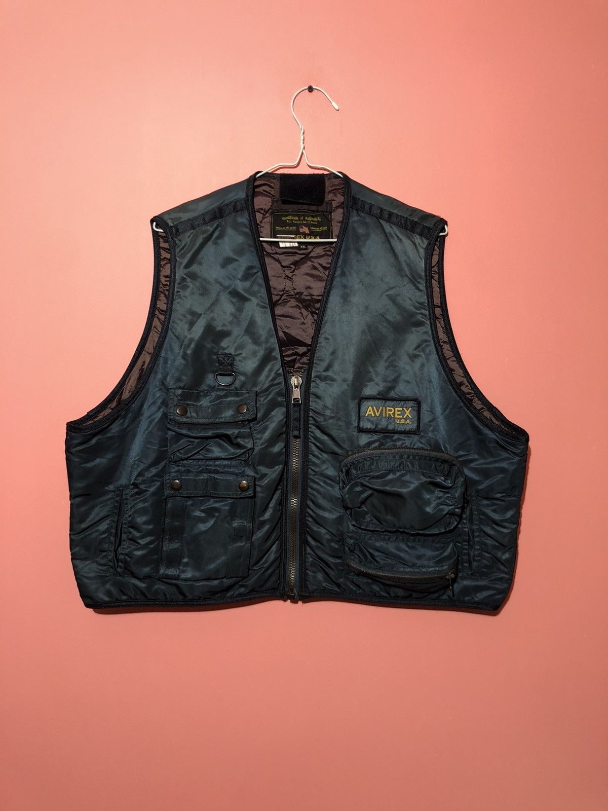 Avirex × Military × Vintage Avirex vintage vest jacket military usa ...