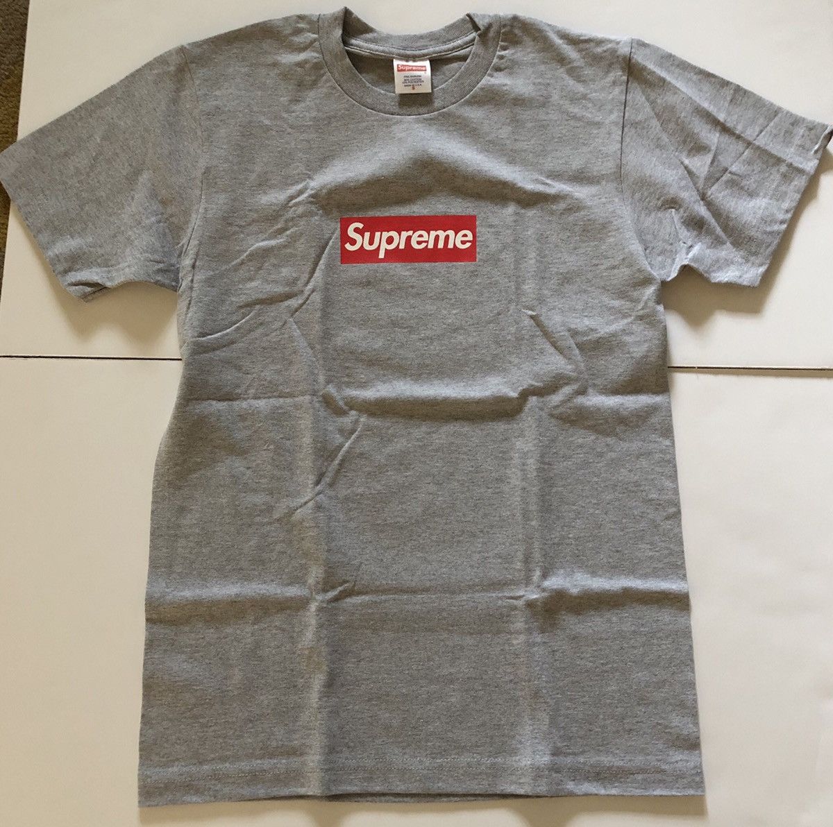 Supreme 20th Anniversary Tee Gray S NEW | Grailed