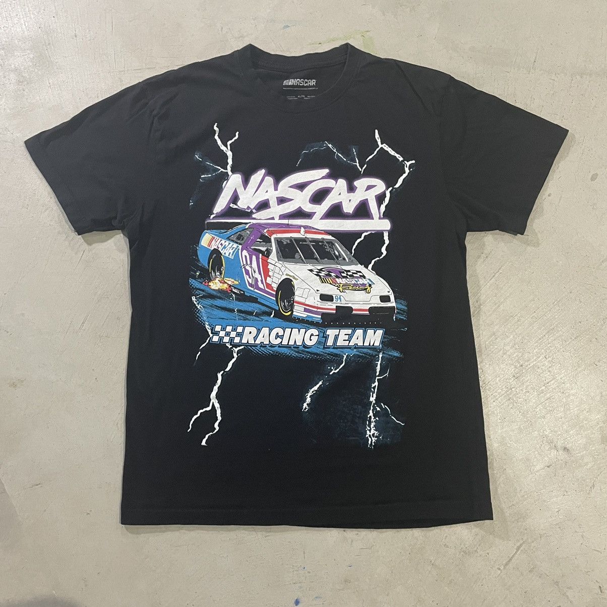 NASCAR × Racing × Vintage NASCAR Racing Team Cad Lightning graphic tee ...