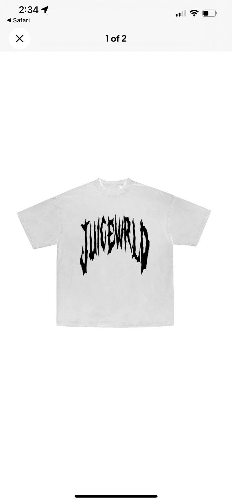 999 Club Juice Wrld OG Logo Tee | Grailed