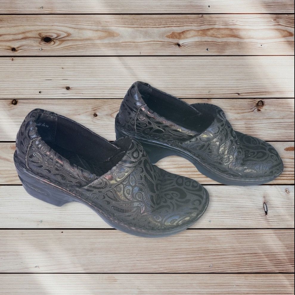 Born B.O.C. Born Concept Tooled Leather Clogs | Grailed