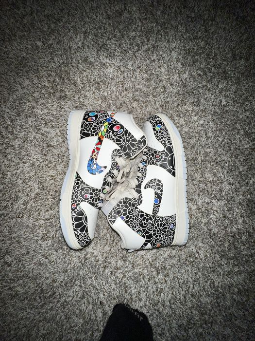 Nike Murakami Nike dunk football grey Custom | Grailed