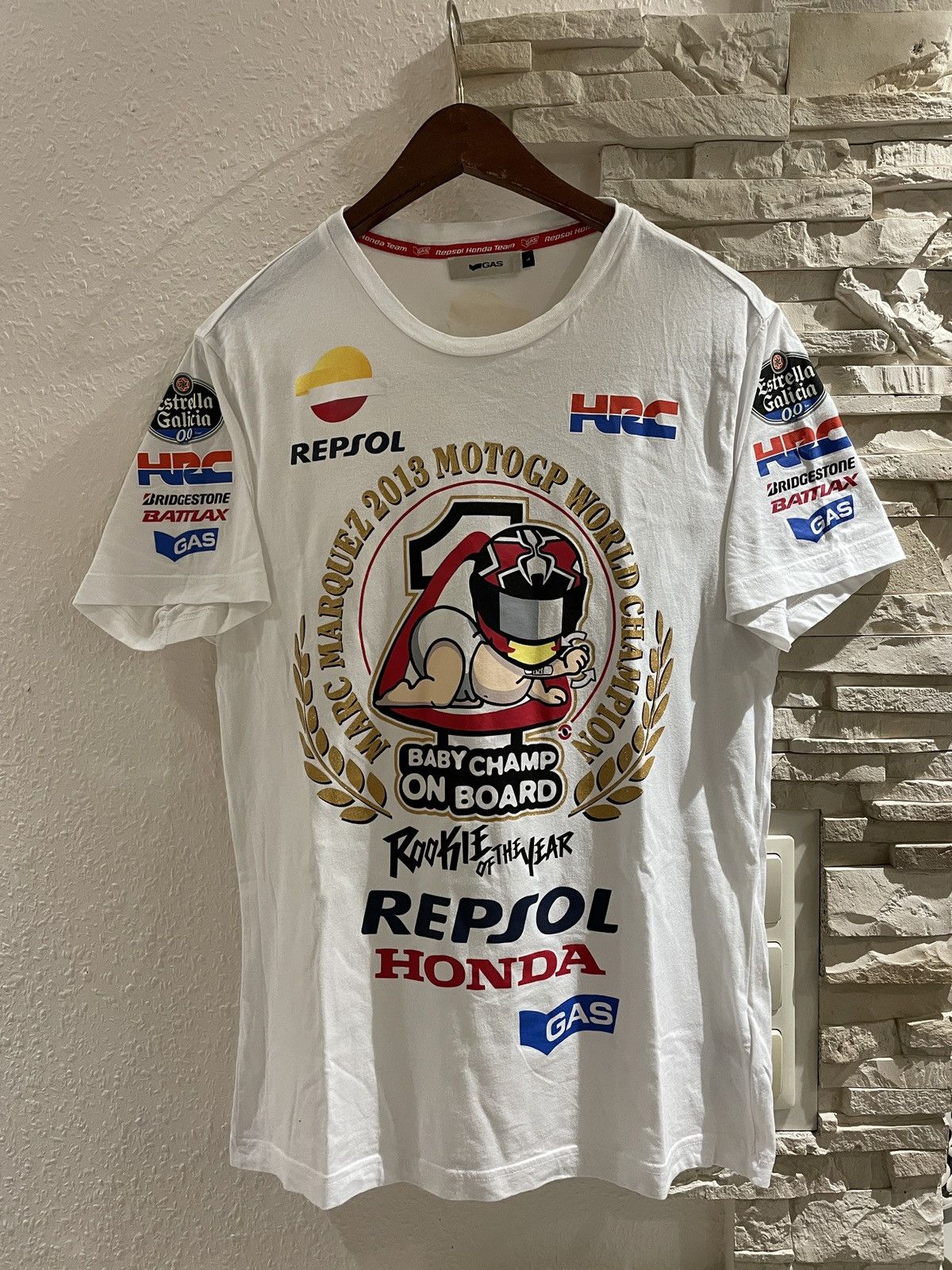 Vintage Marc Marquez 93 World Champion Moto GP Honda Repsol T-Shirt ...