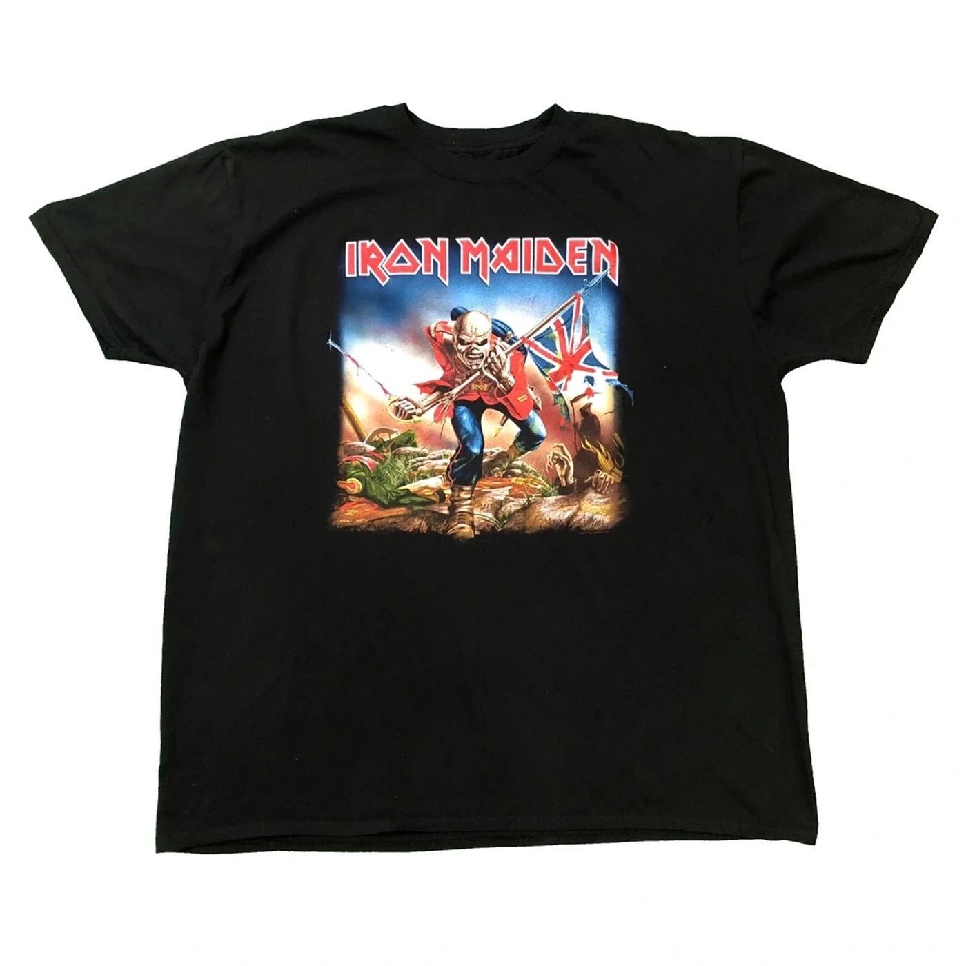 Band Tees × Iron Maiden × Vintage Vintage 2010 Iron Maiden The Trooper ...