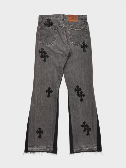 Chrome Hearts Gallery Flared Cross Patch Levi's | Grailed