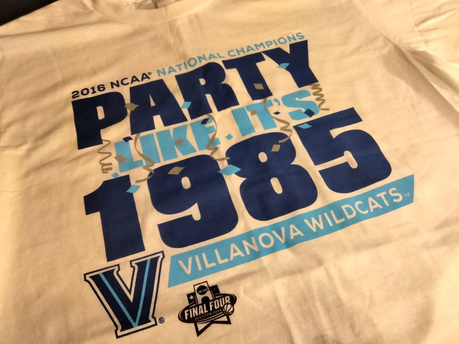 Other Villanova Wildcats - Party Like It's 1985 - Cotton Tee | Grailed