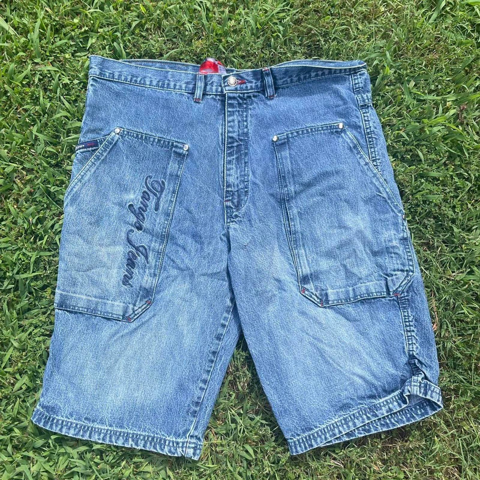 Vintage Vintage late 90s early 2000s double knee tango jean shorts ...