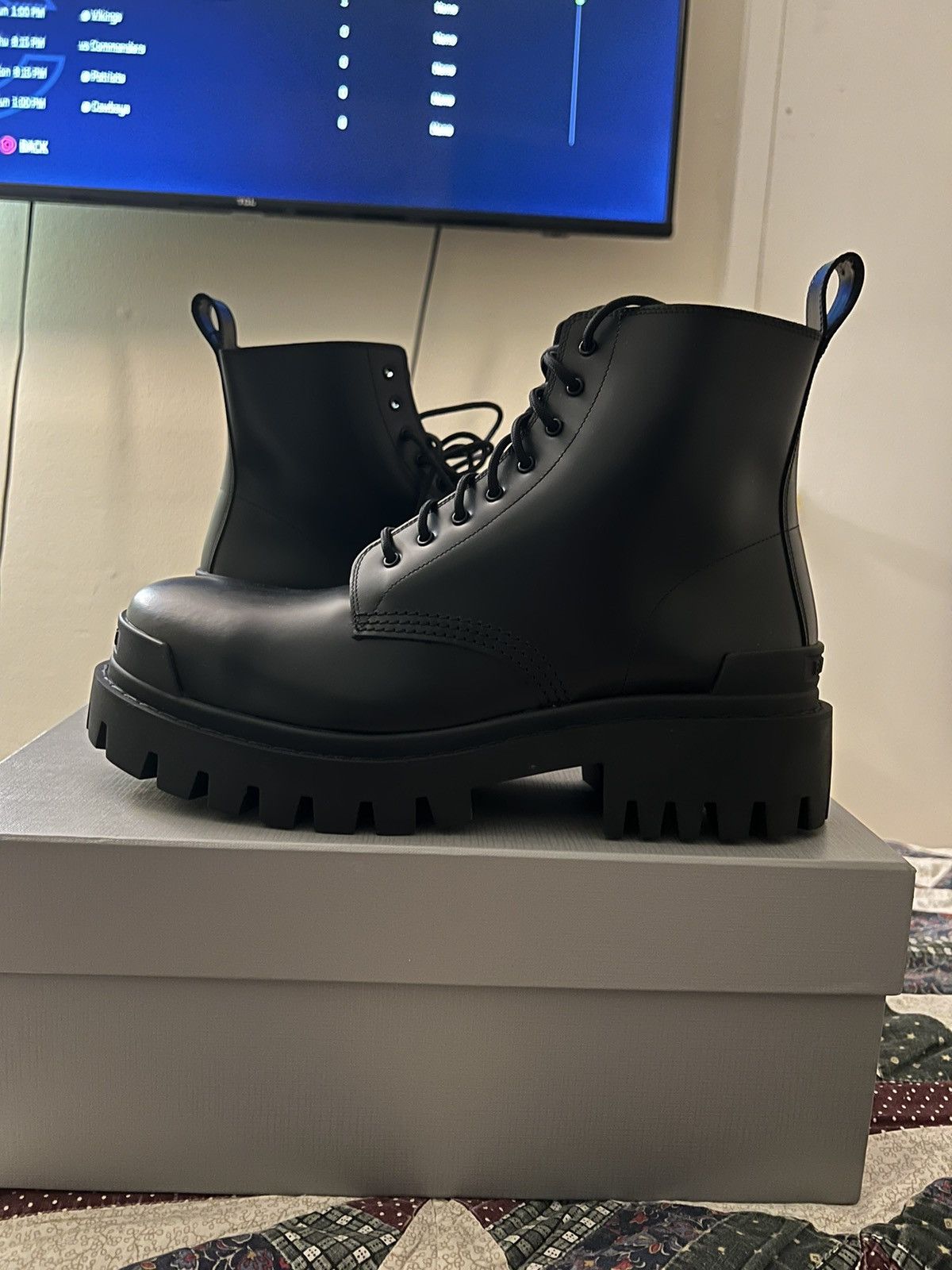 Balenciaga Balenciaga Strike Boot - Black | Grailed