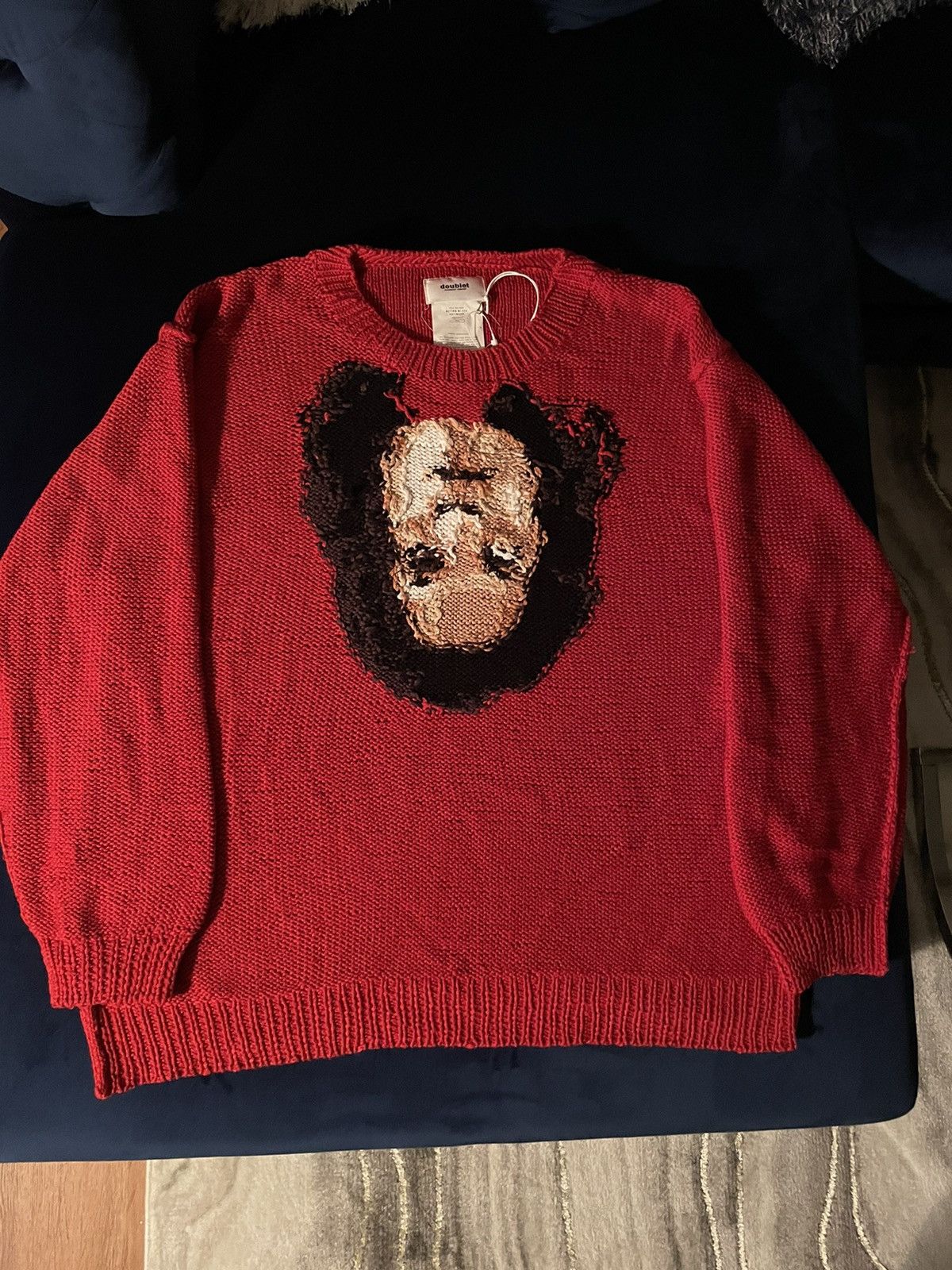 424 On Fairfax doublet x 424 Acting Mr. 424 Knitwear (VERY RARE) | Grailed
