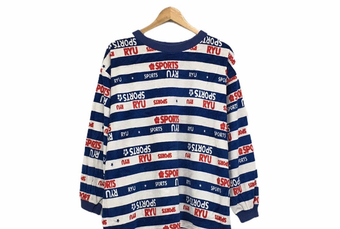 Vintage Ryu Sports Multicolor Crewneck Sweatshirt Full Print Logo | Grailed