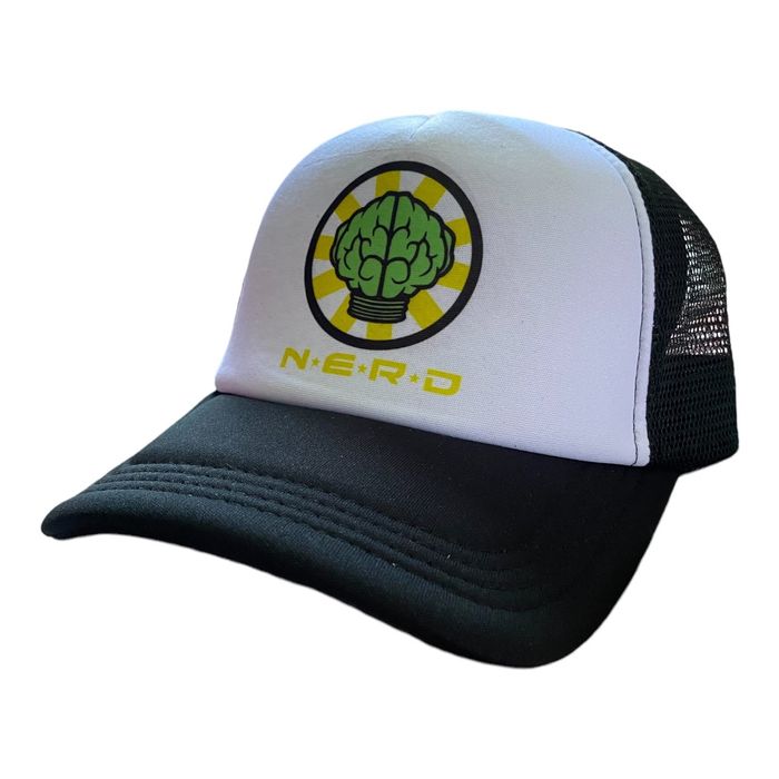 Pharrell NERD Trucker Hat Pharrell Y2K Bootleg | Grailed