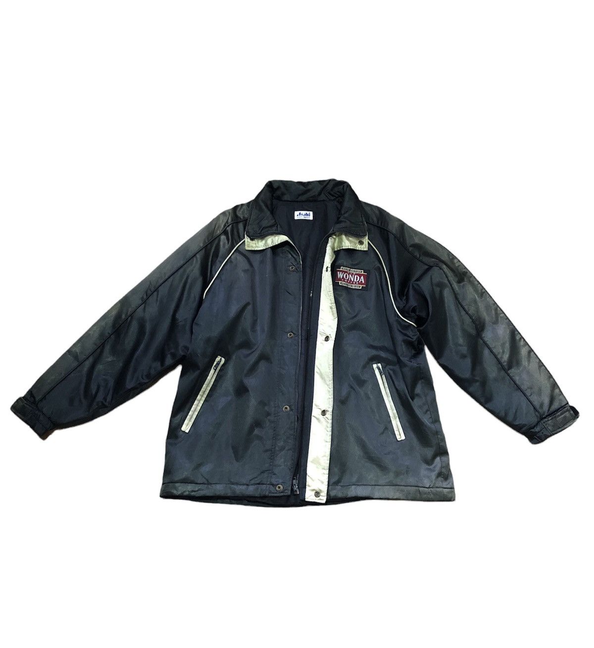 Japanese Brand × Vintage Asahi Soft Drinks x Wonda Coffee Jacket | Grailed