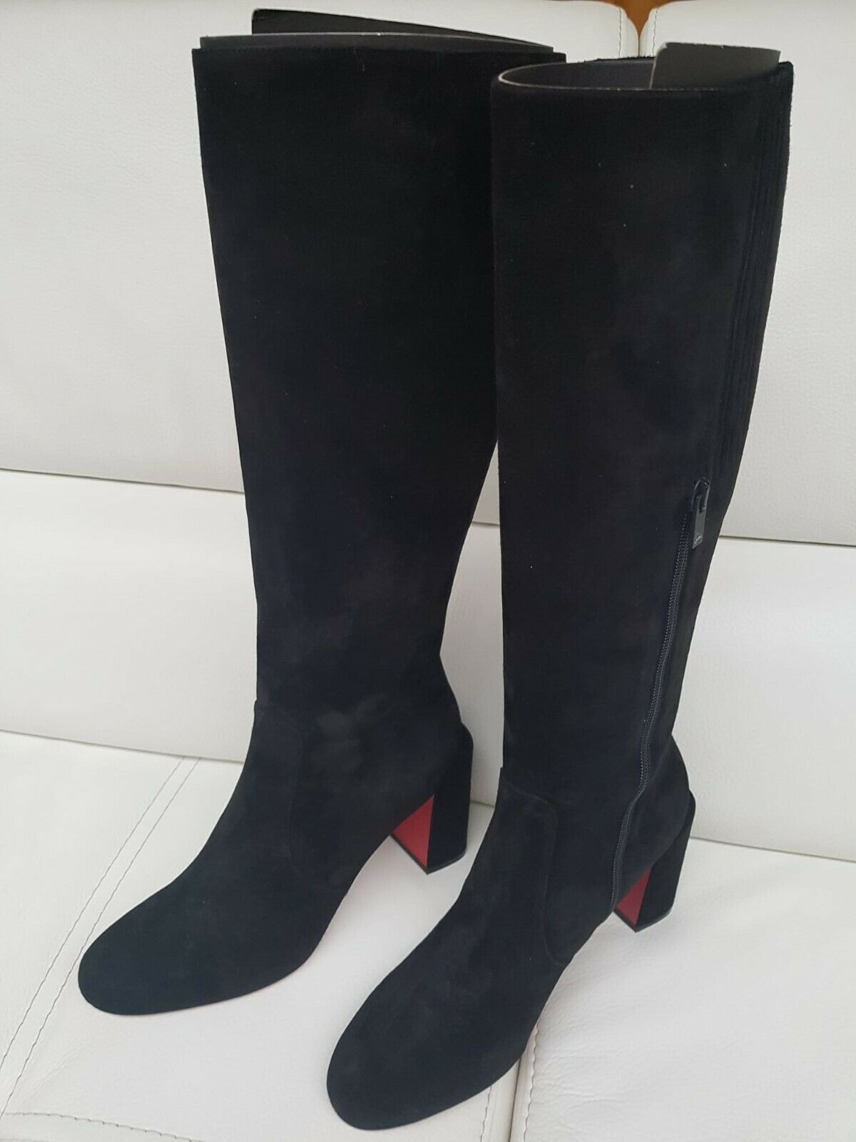 Christian Louboutin Christian Louboutin Cavalika 85MM `Suede Boots New ... Christian Louboutin Christian Louboutin Cavalika 85MM `Suede Boots New ...