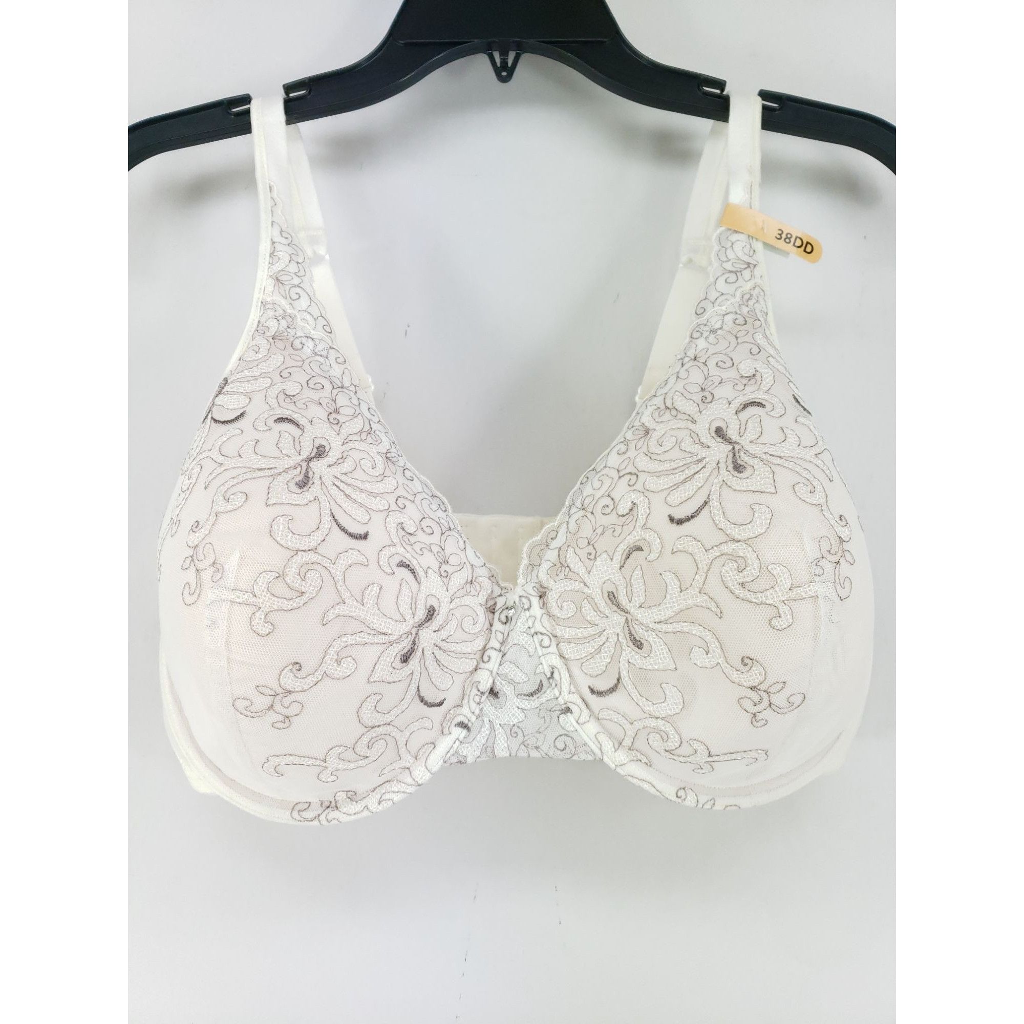 Other Playtex Secrets Beautiful Lift Bra Size 38DD Cream Embroider ...