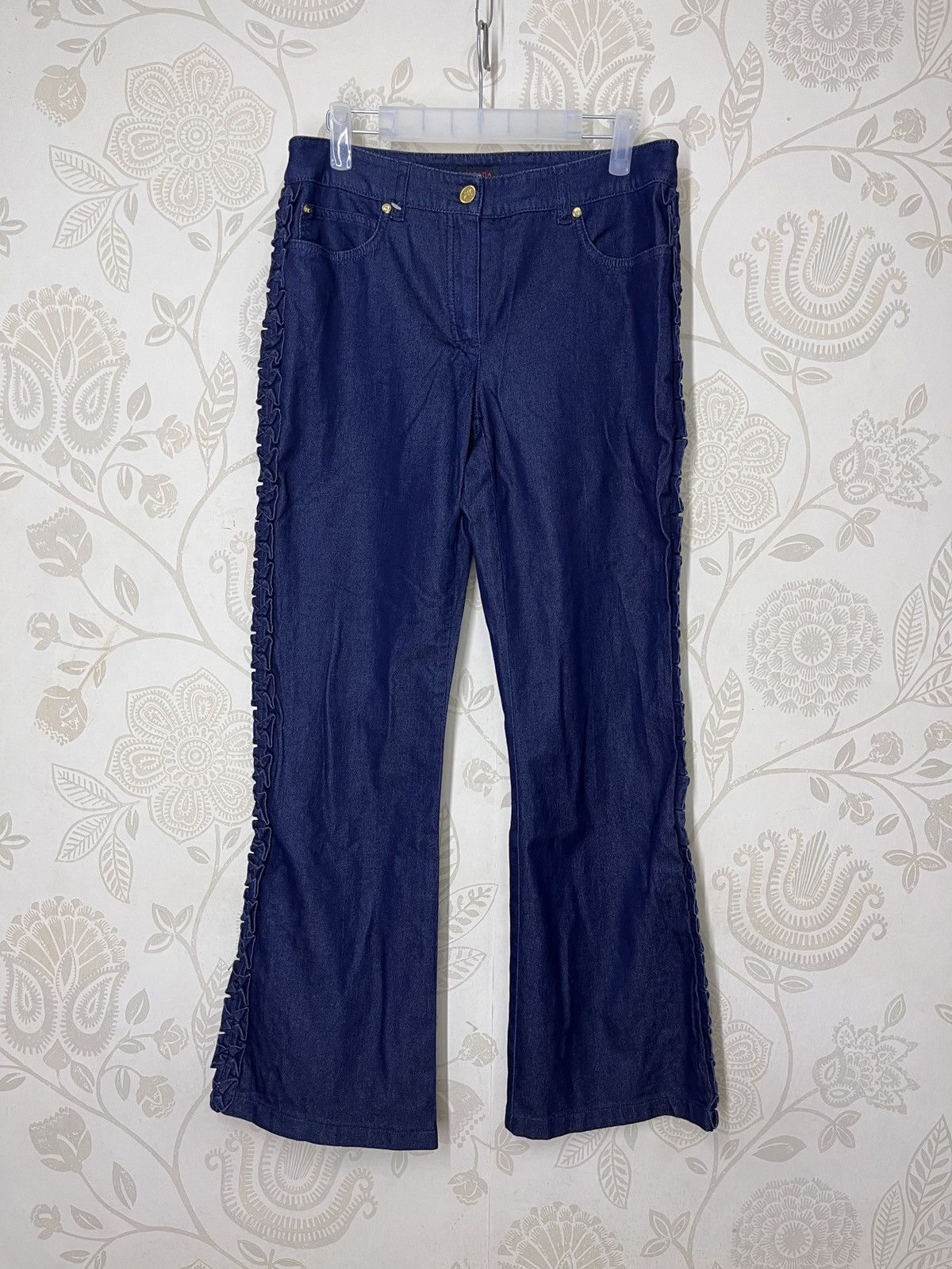 Escada Flare Denim Vintage Escada Jeans | Grailed