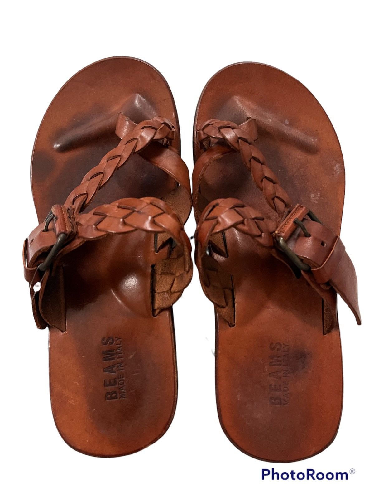 Beams Plus × Italian Designers Vintage beams leather sandals | Grailed