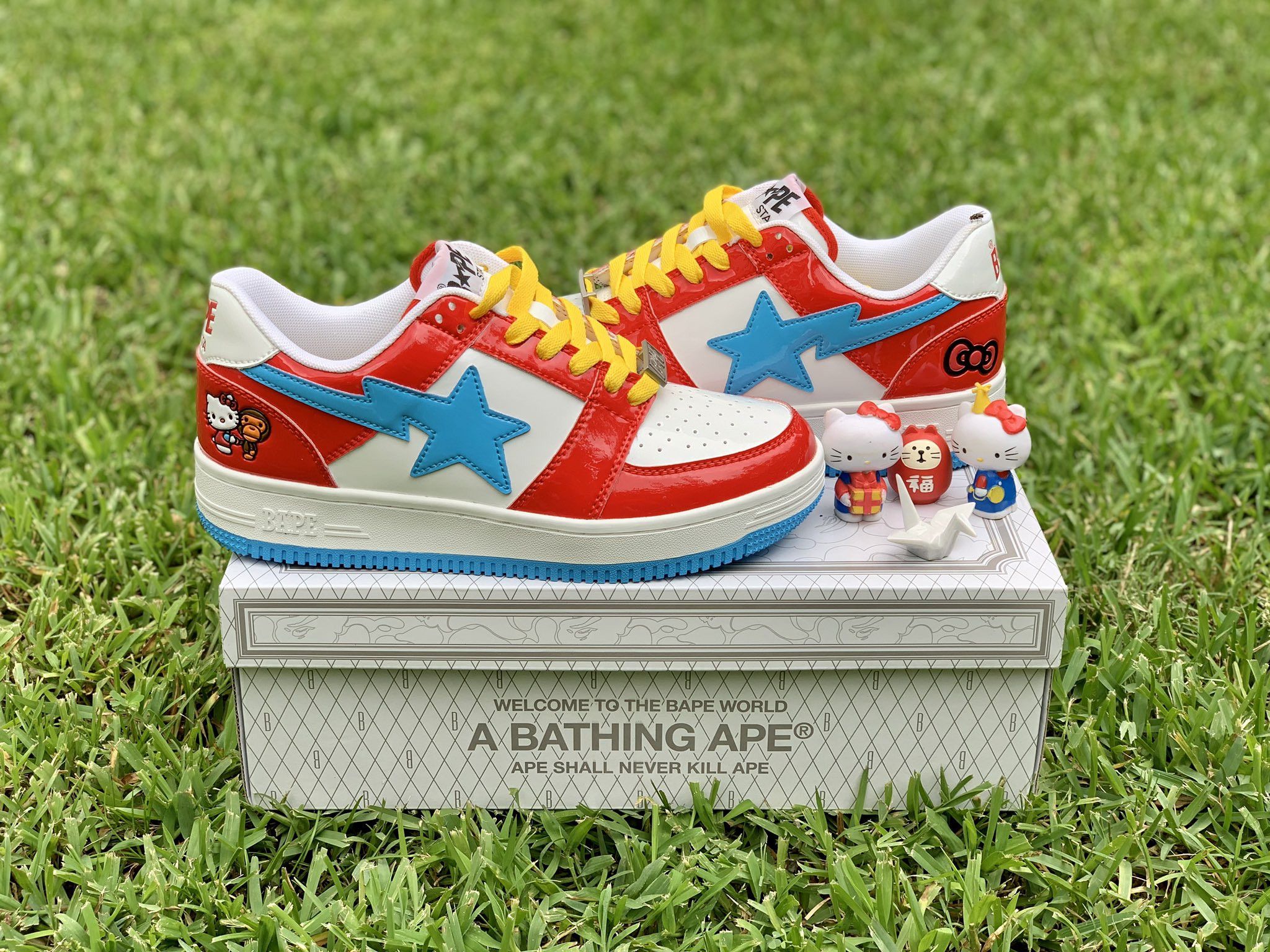Bape Hello Kitty Bapesta | Grailed