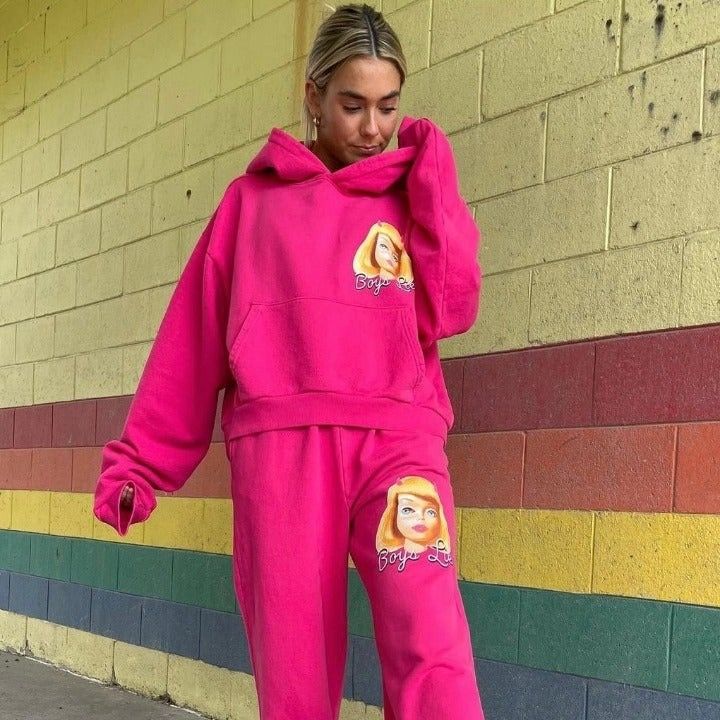 Designer NEW BOYS LIE KEN YOU NOT HOT PINK HOODIE - ONE SIZE | Grailed