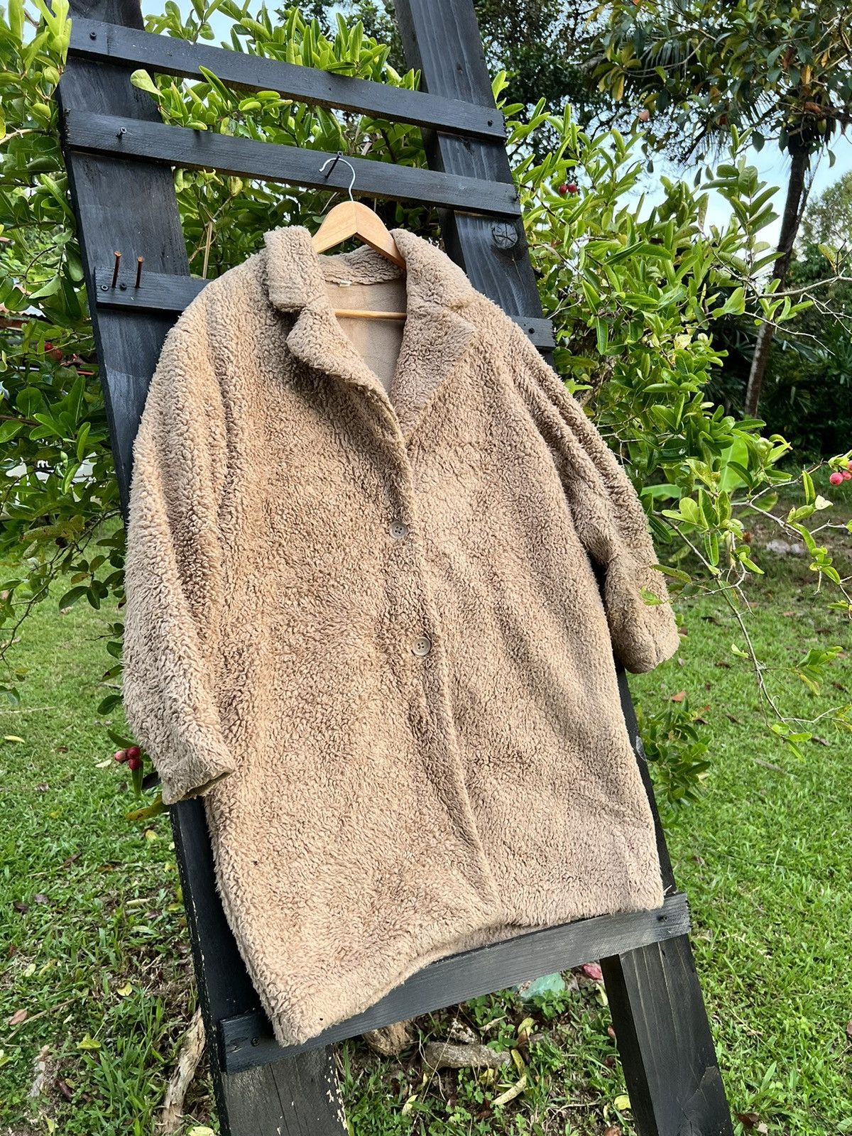 Uniqlo UNIQLO SHERPA LONG JACKET $ | Grailed