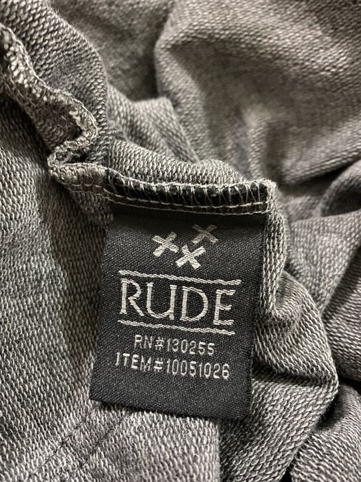 Rude Vintage Rude Hoodie Tank Top Shirt | Grailed