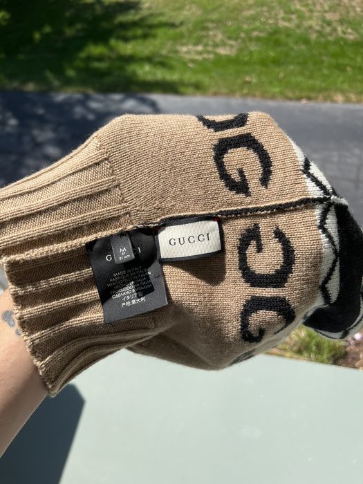 Gucci Gucci Knitted Logo Balaclava Mask | Grailed