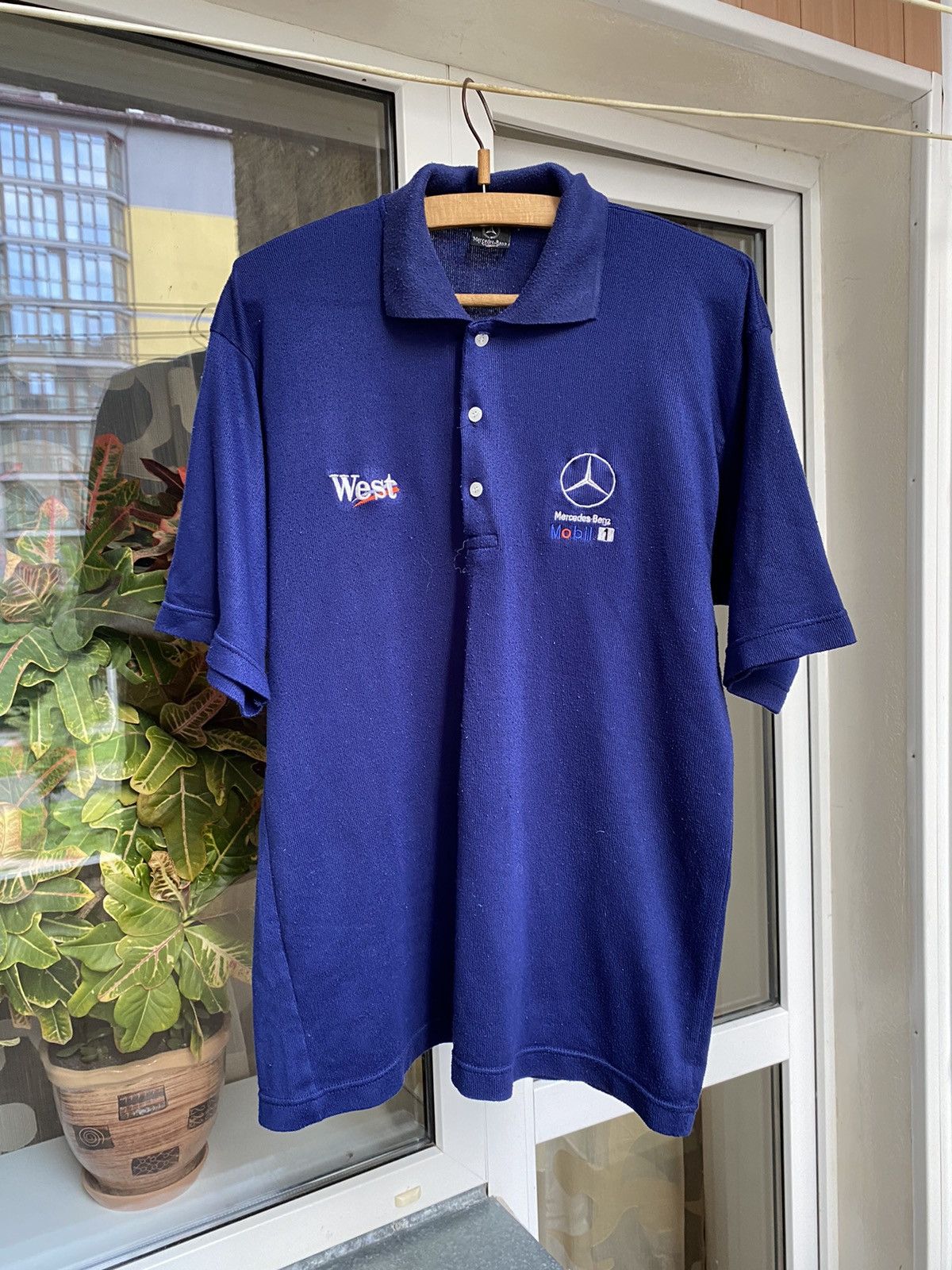 Mercedes Benz × Vintage × West Vintage Mercedes-Benz West Racing T ...