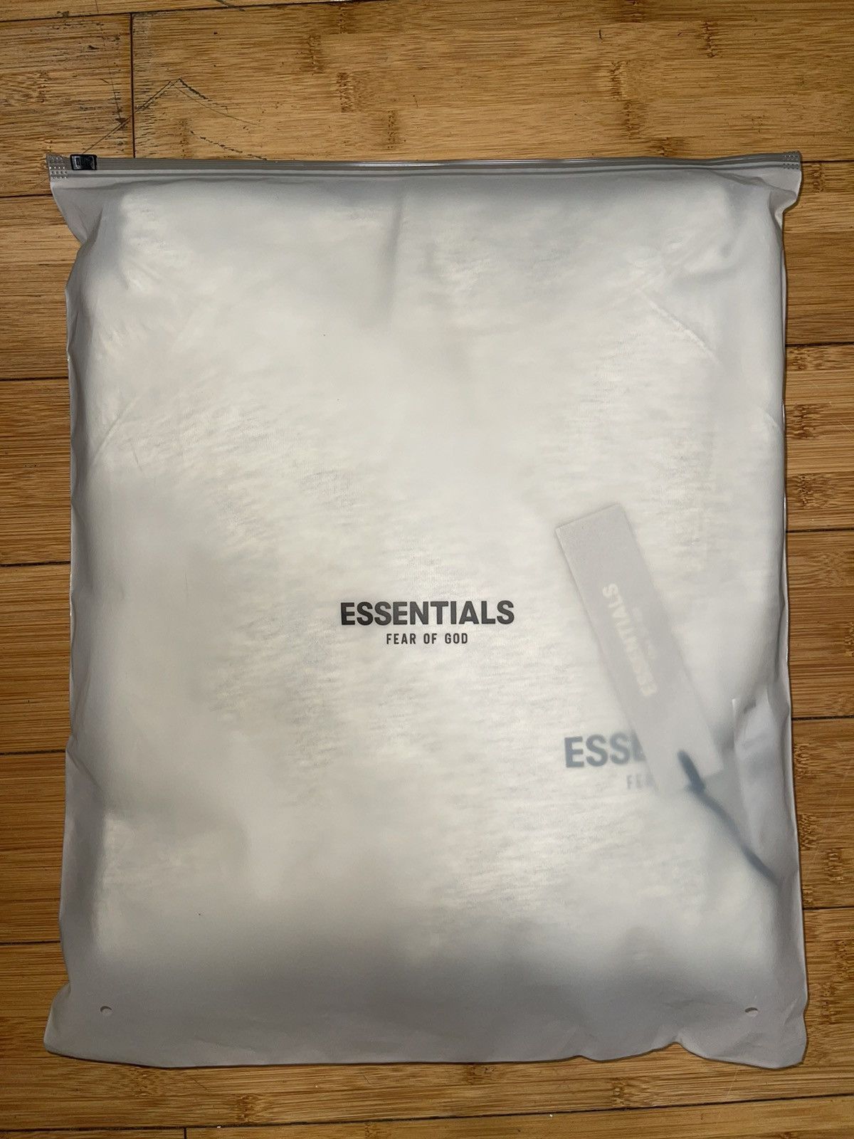 Pacsun Fear of God Essentials Hoodie Oatmeal | Grailed