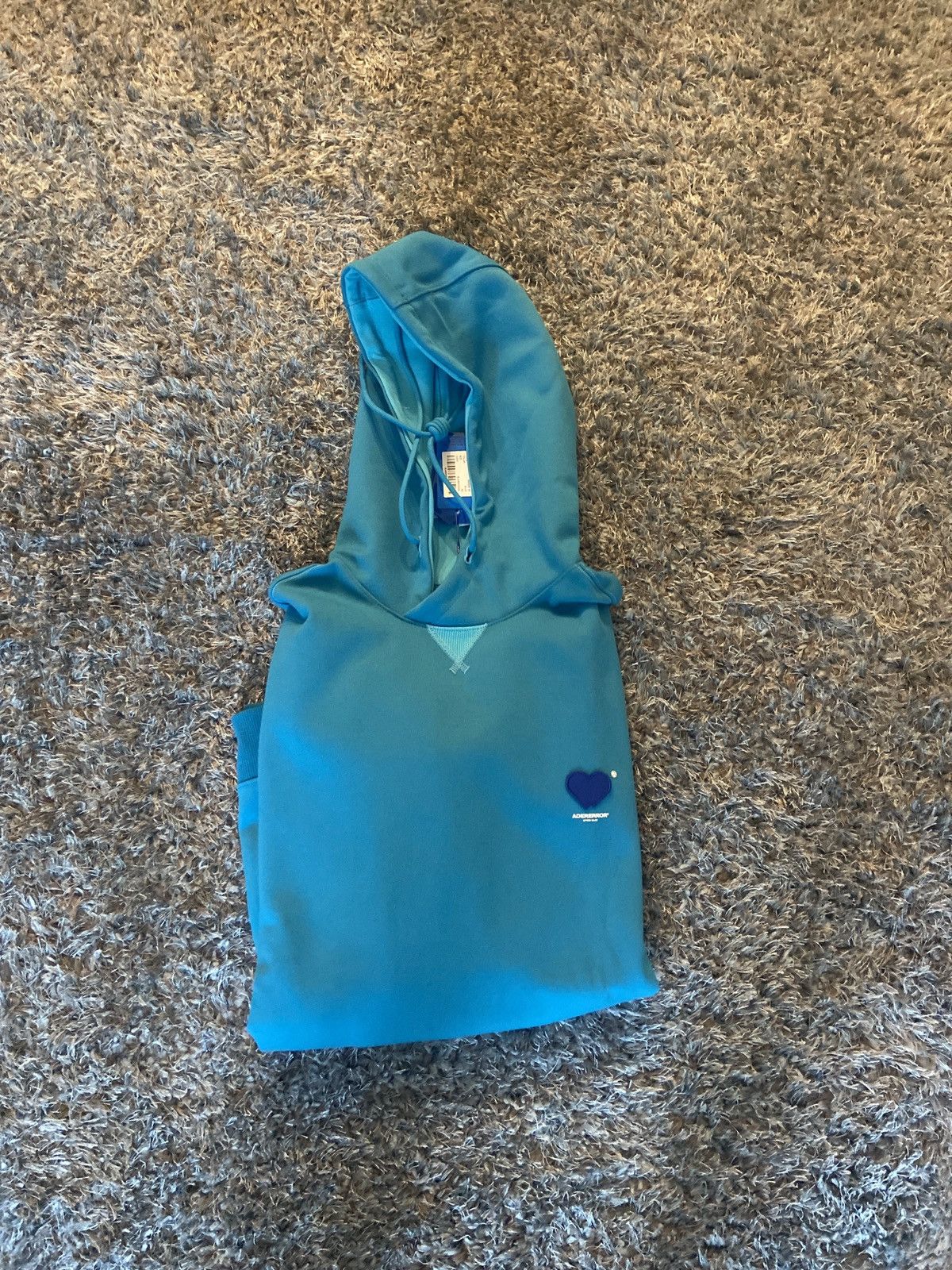 Ader Error Adder Error Blue Heart Hoodie | Grailed