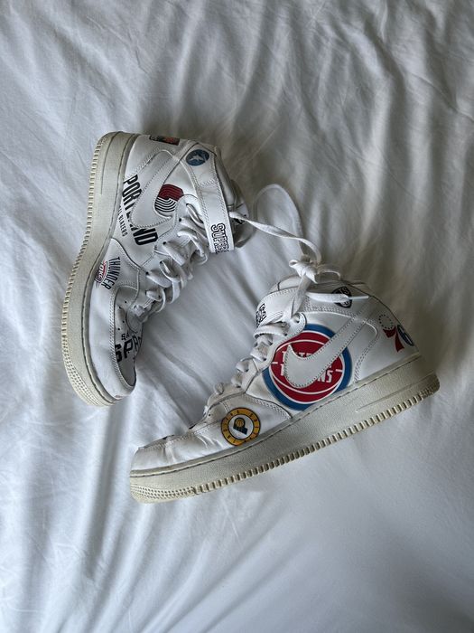 Supreme SUPREME x NBA x NIKE High Tops AQ8017-100 | Grailed