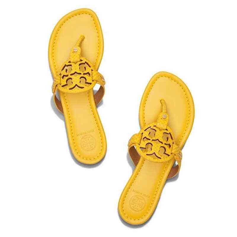 Tory Burch Tory Burch Thong Miller Dusty Cassia Sandals Mustard Yellow Grailed