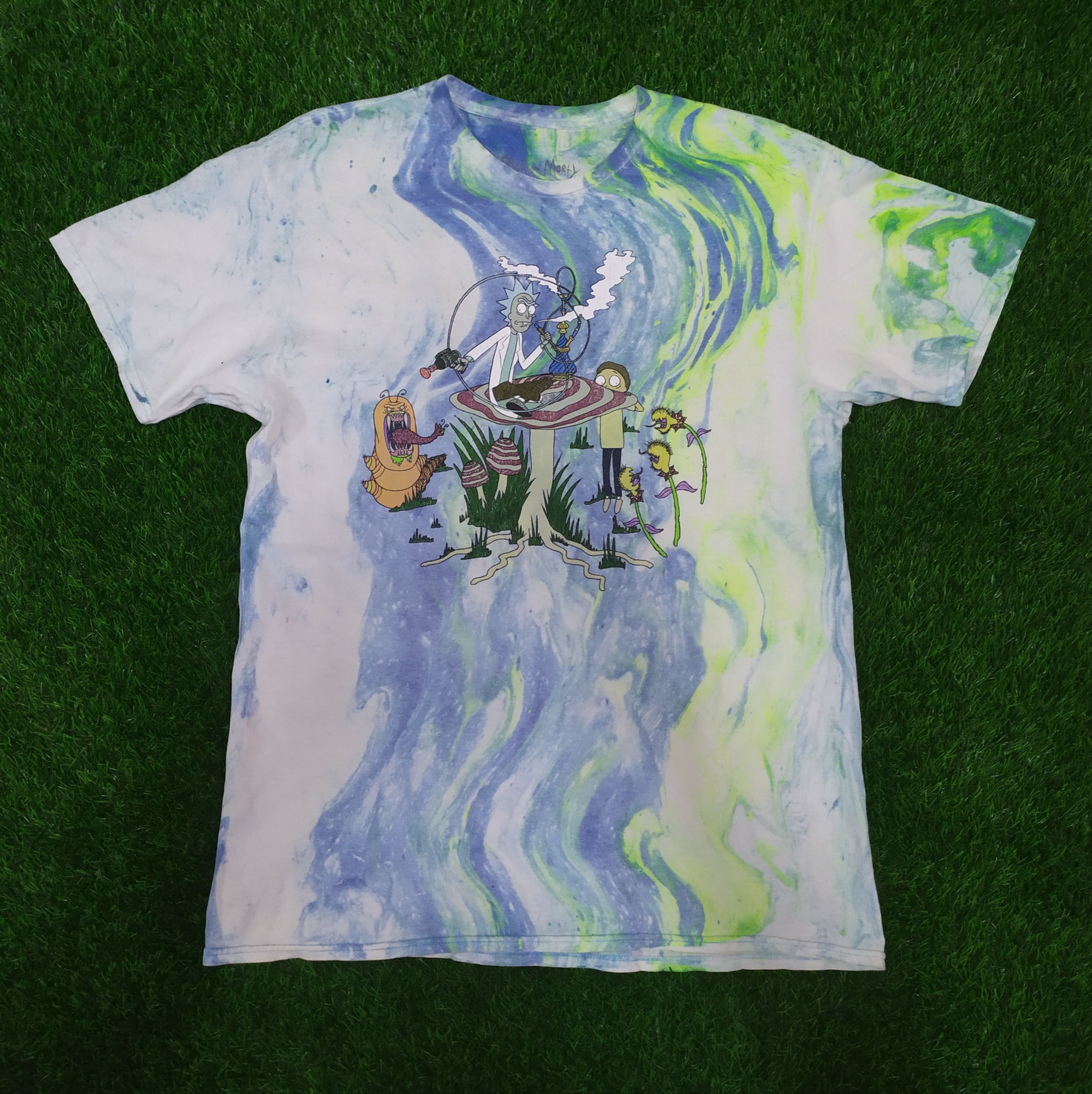Cartoon Network × Streetwear Rick N Morty Marble Tie Dye | Grailed