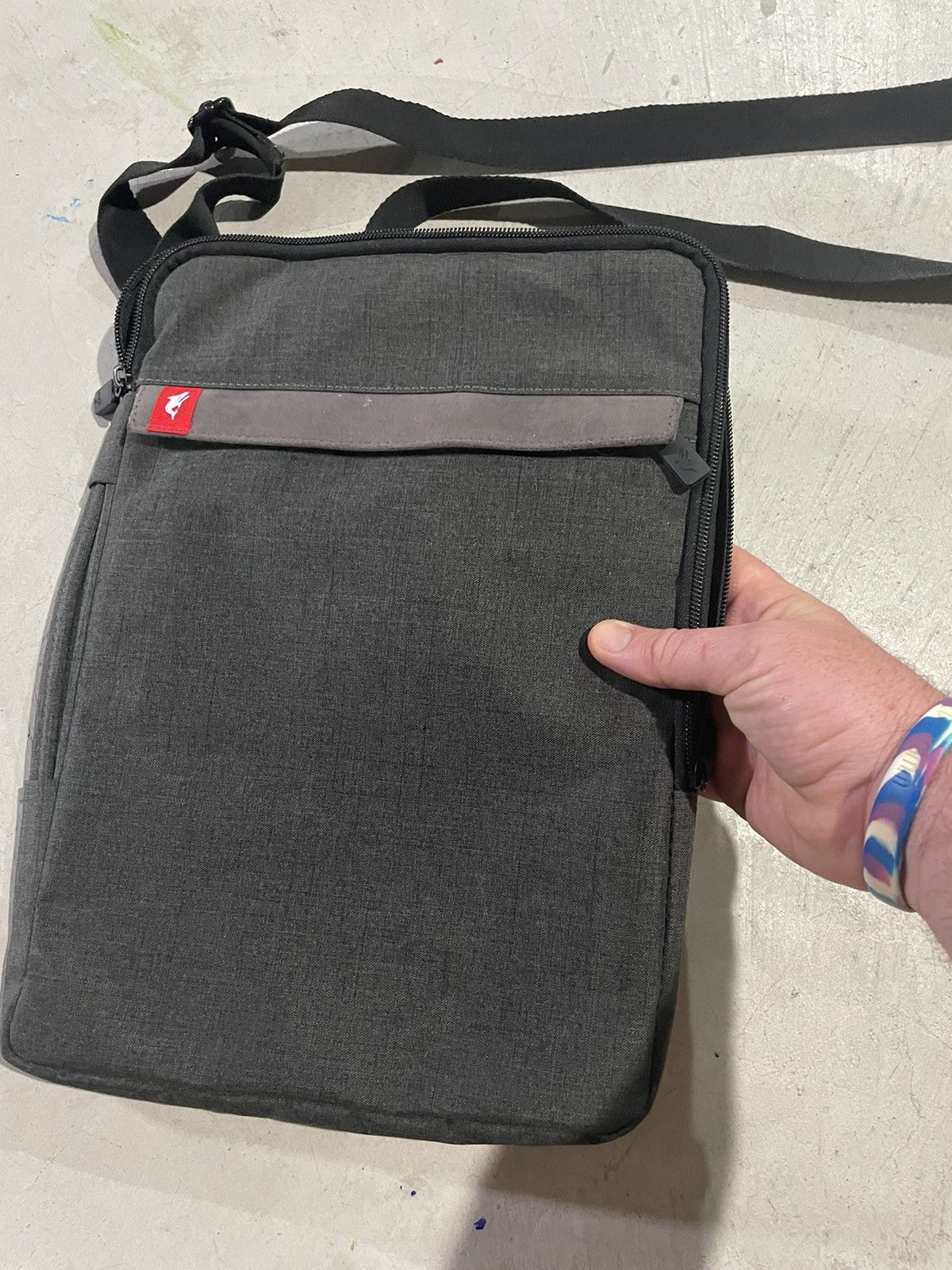 Streetwear × Vintage Tablet Cross Body Bag Gnarly Fish | Grailed