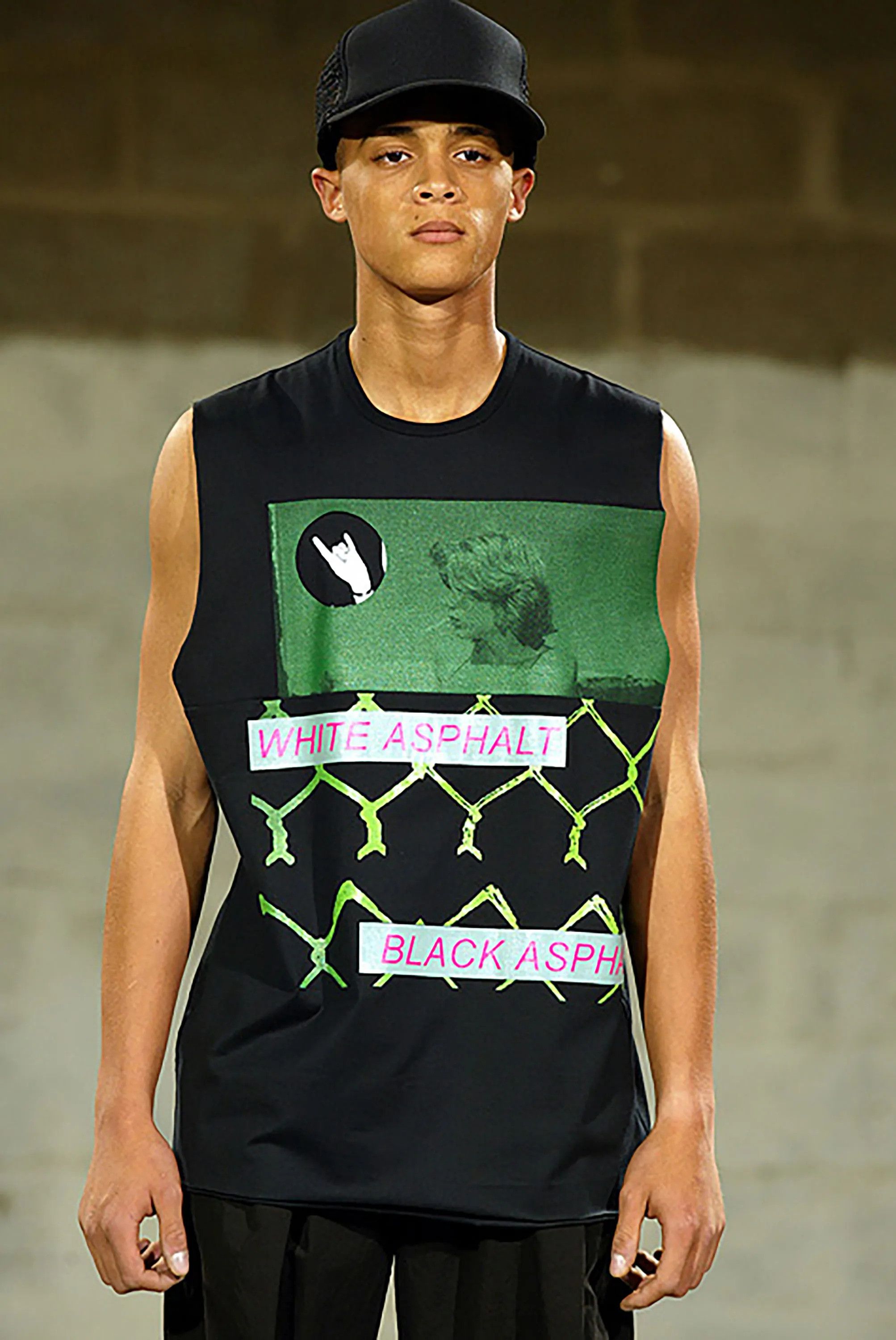 Raf Simons Raf Simons SS03 Consumed Net Baseball Cap | Grailed