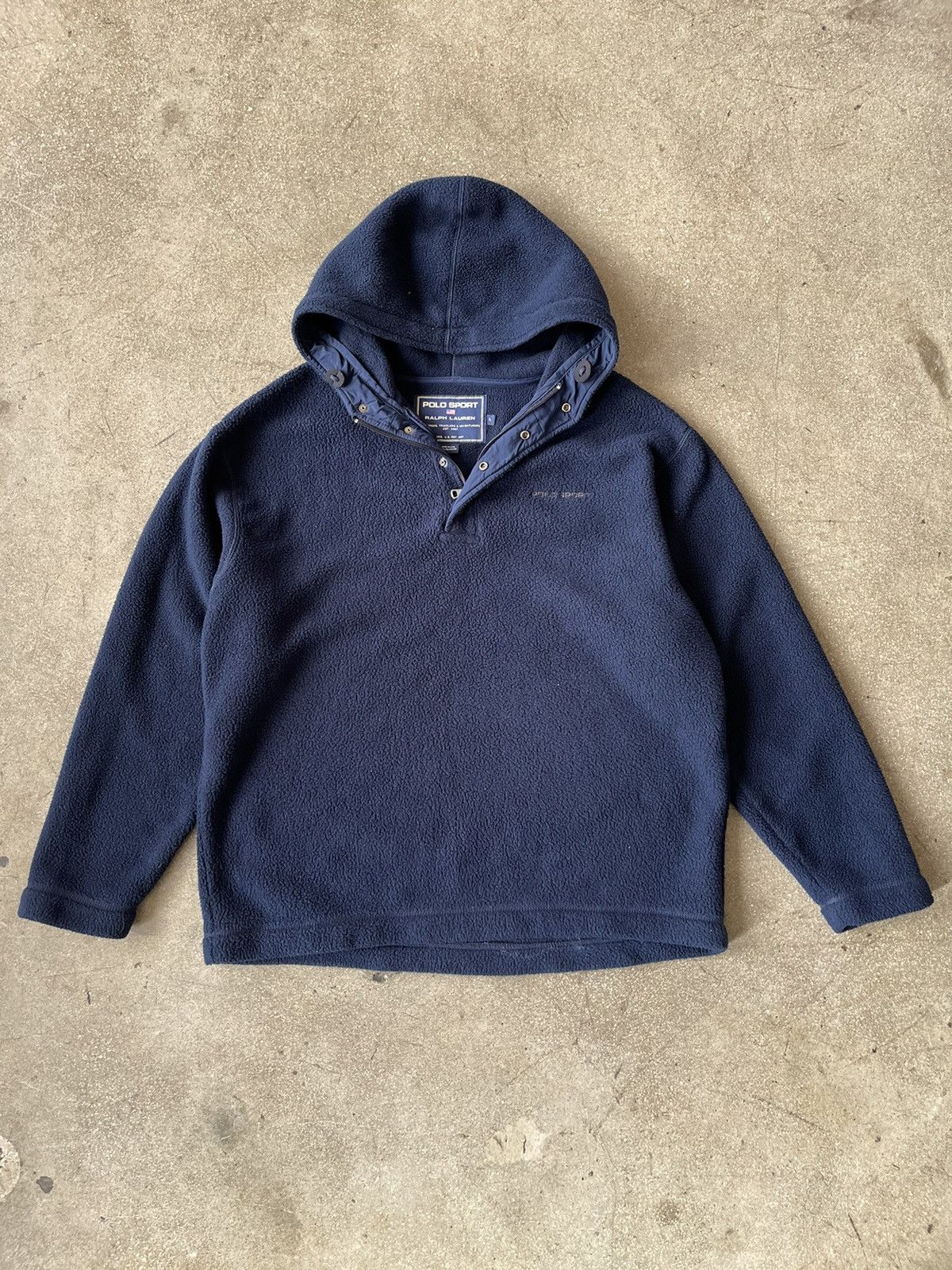 Polo Ralph Lauren 90s Polo Sport Pile Fleece Anorak | Grailed