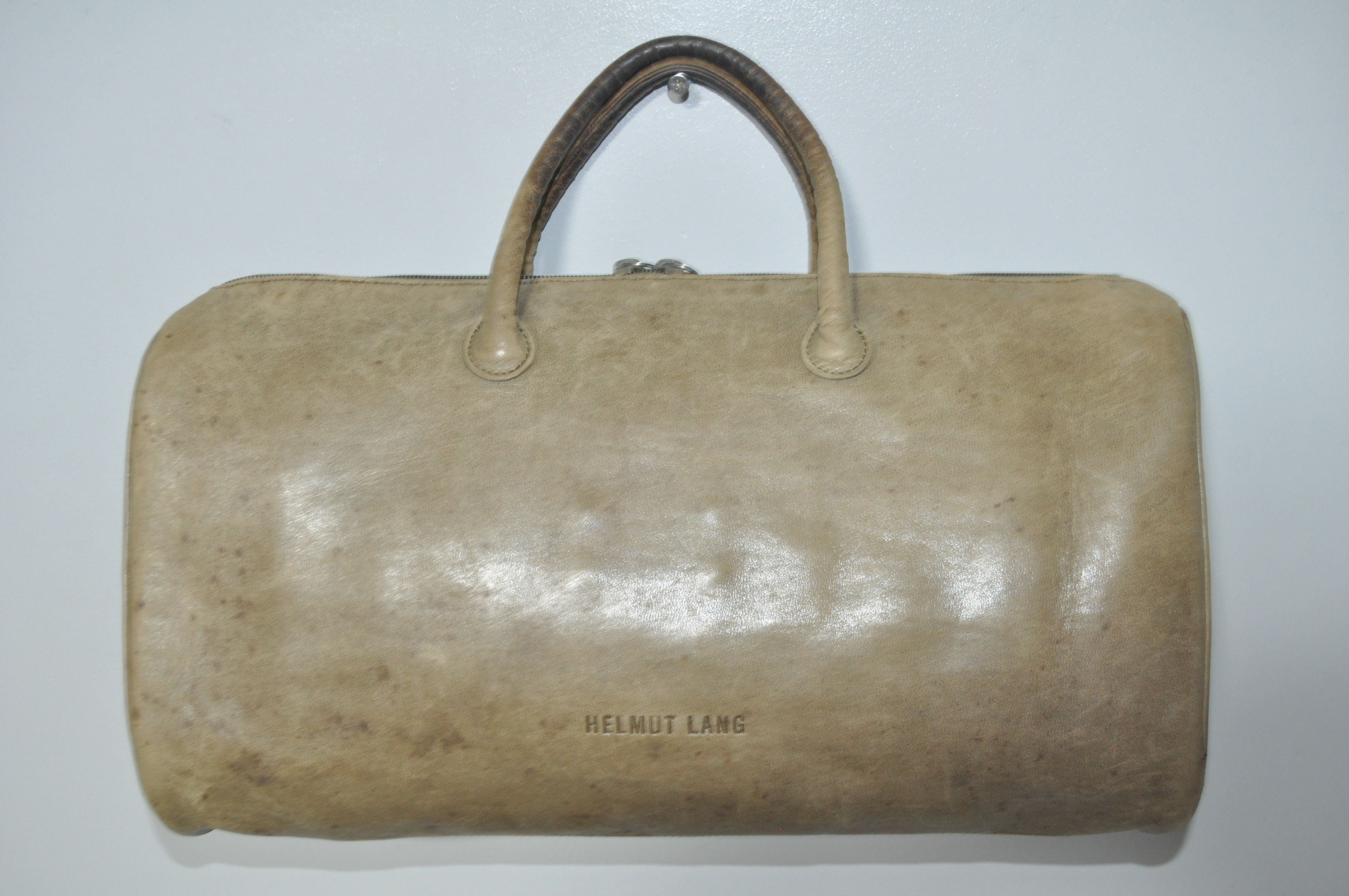 Helmut Lang Helmut Lang - Leather Barrel Bag | Grailed