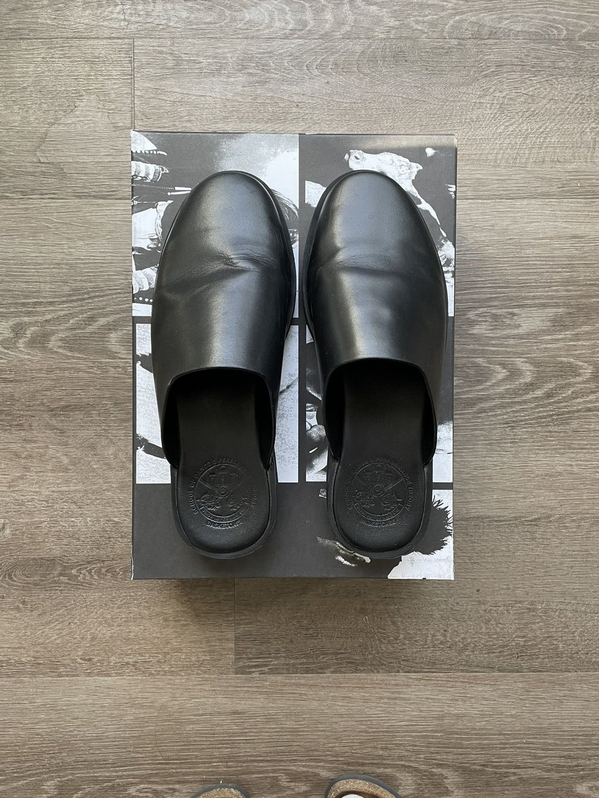 basketcase gallery Footslog, a Leather Mule (Black) | Grailed
