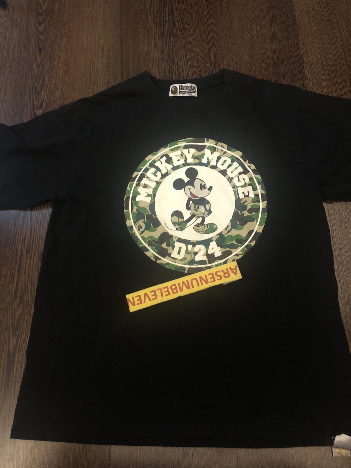 Bape Bape Disney D24 Mickey Mouse Tokyo sea used large rare | Grailed