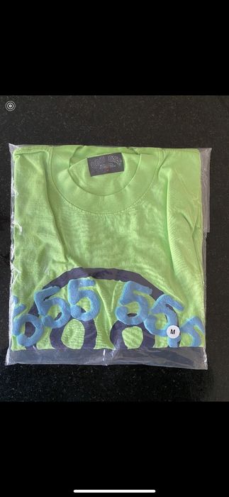 999 Club Sp5der x Juice Wrld tee green | Grailed