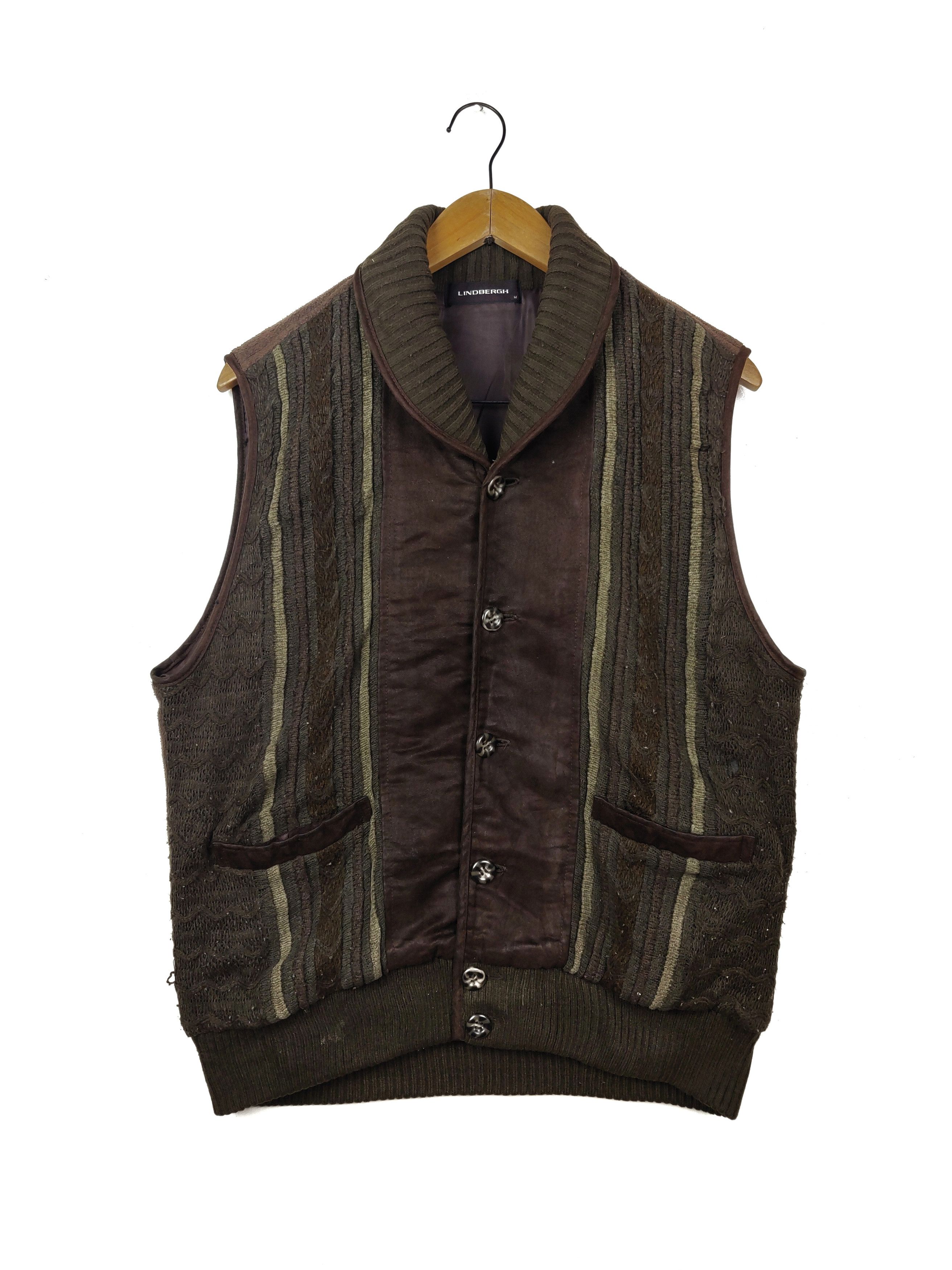 Lindbergh × Tracey Vest Lindbergh Japan Woven Vest Coogi Style Button ... Lindbergh × Tracey Vest Lindbergh Japan Woven Vest Coogi Style Button ...