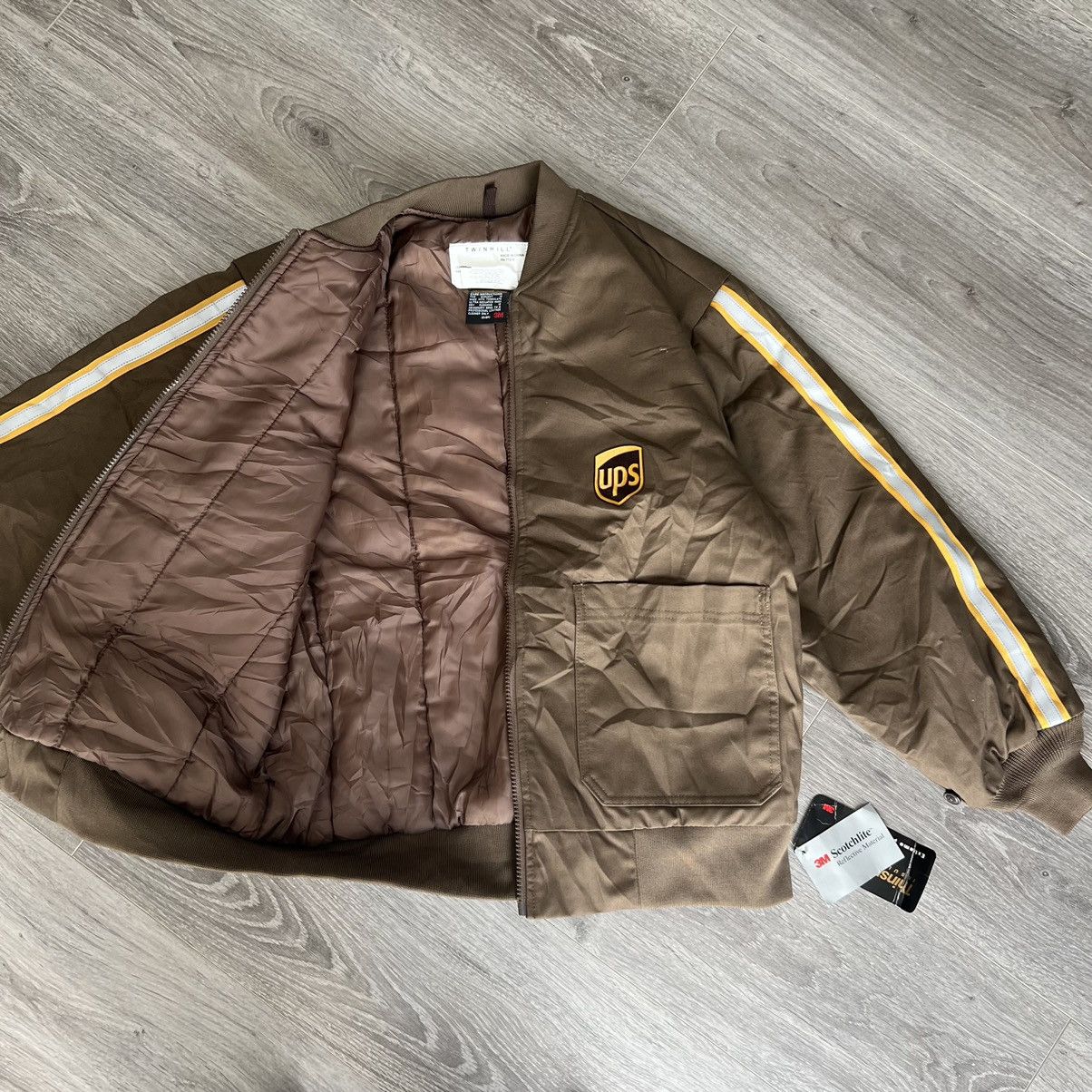 Workers Brown UPS Bomber jacket | Grailed