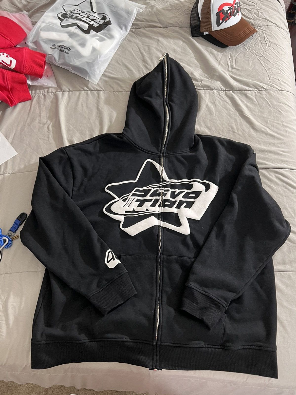 Streetwear Devotion4l “Devotion” V2 Full Zip Hoodie | Grailed