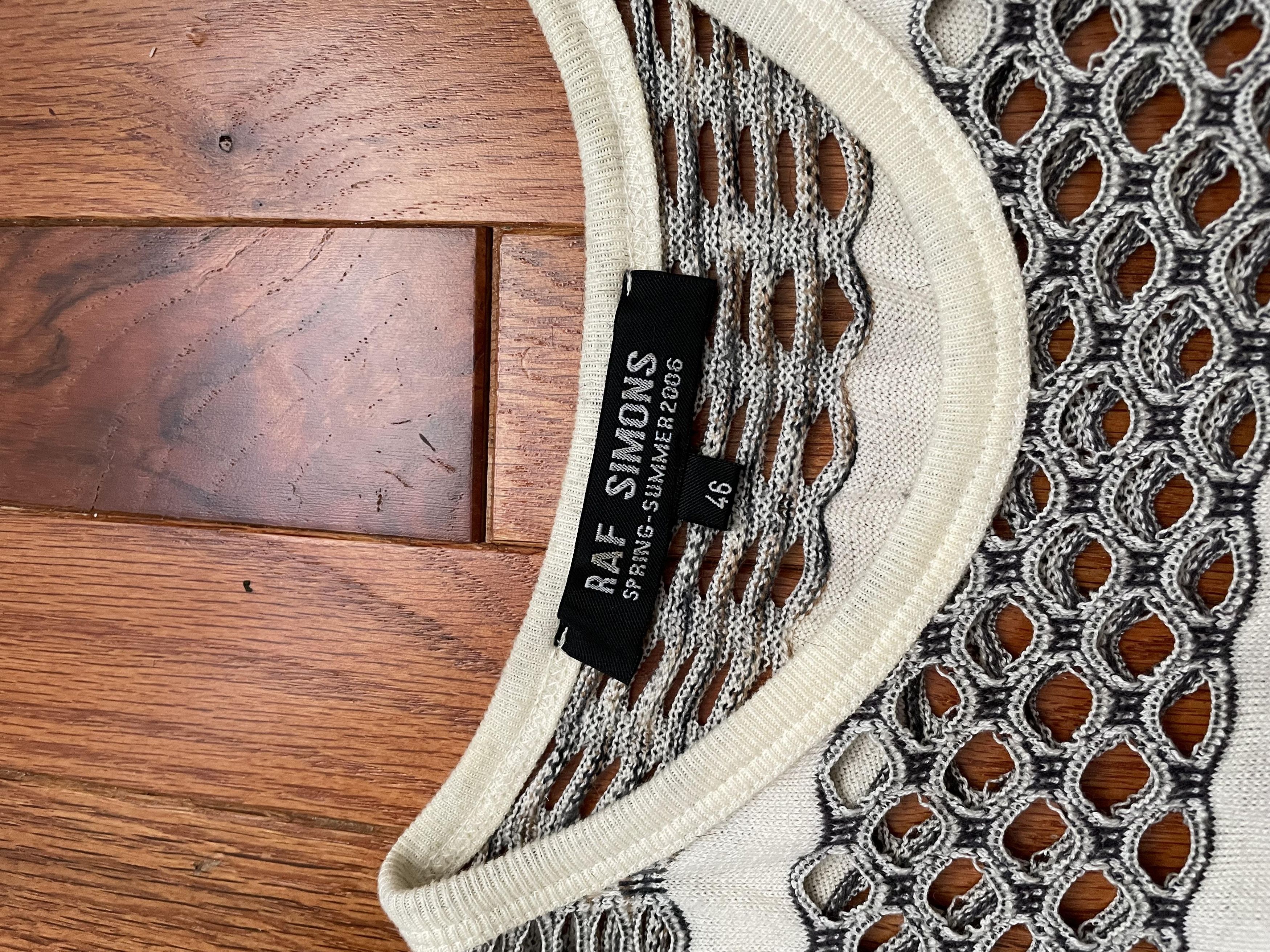 Raf Simons Raf Simons - SS06 Icarus Surgit - Laser Cut Tank-top | Grailed